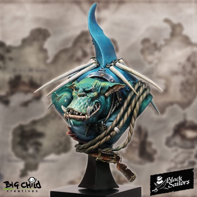 Sharki The Shark Hunter Bust (Bigchild Creatives Traders Celestial ...