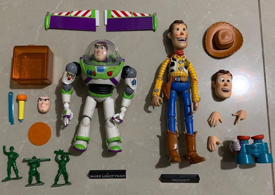 SHF Mario and Revoltech Toy Story set, Hobbies & Toys, Toys & Games on ...