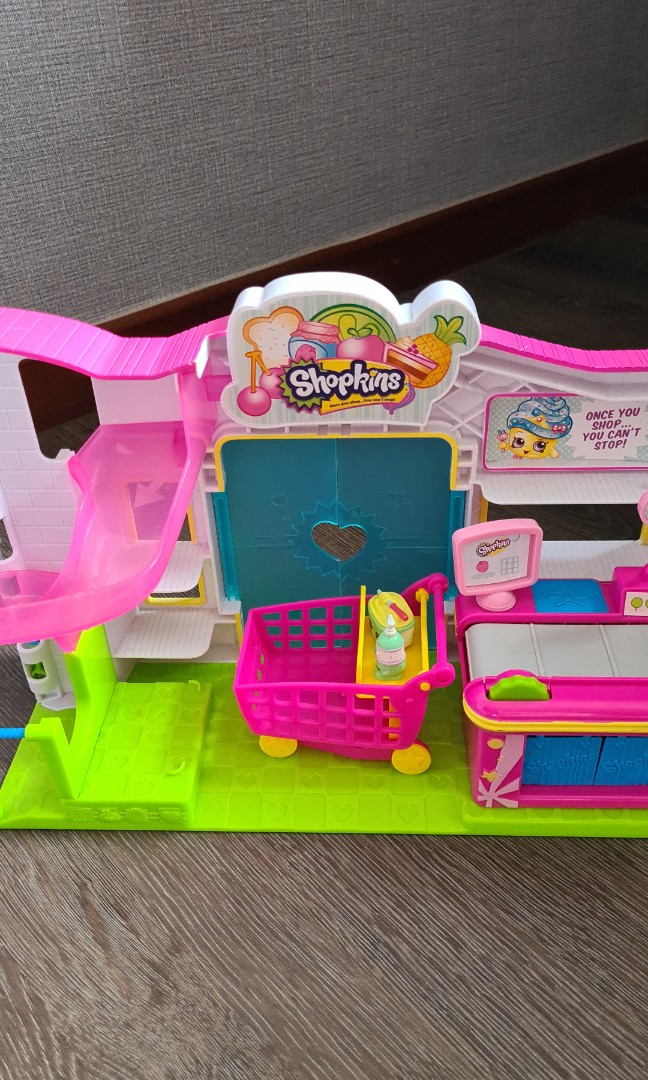 Shopkins Supermarket set, Hobbies & Toys, Toys & Games on Carousell