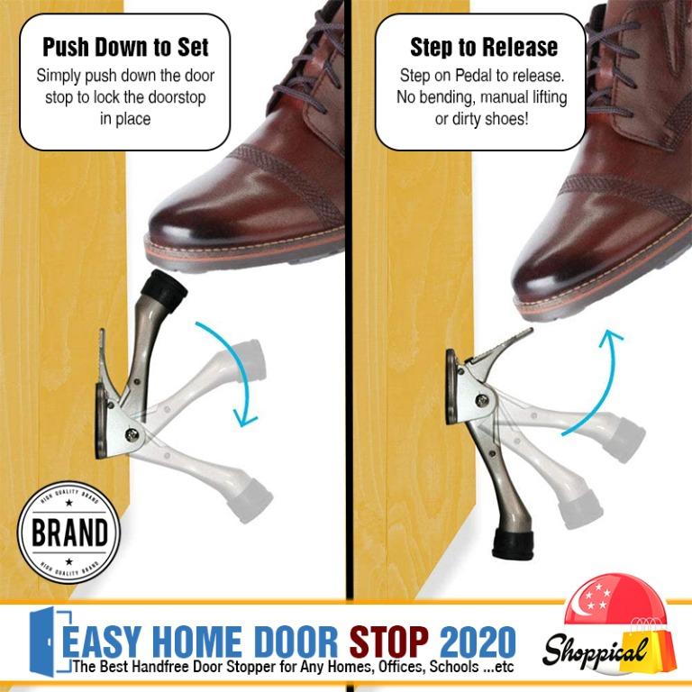 Shoppical Door Stop Easy Home Step Stopper 2020 – Handsfree, Easy ...