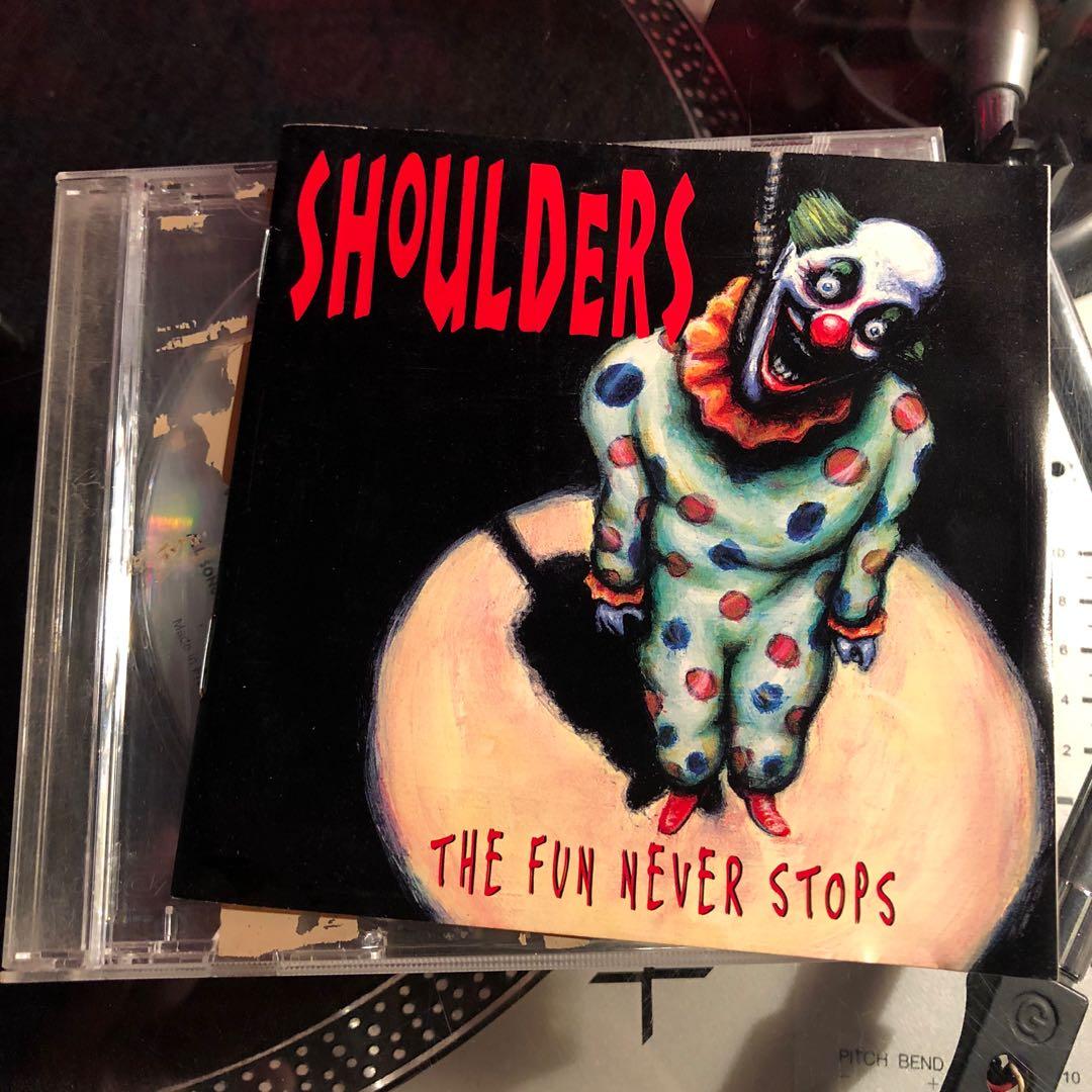 Shoulders - The Fun Never Stops CD, Hobbies & Toys, Music & Media, CDs & DVDs on Carousell