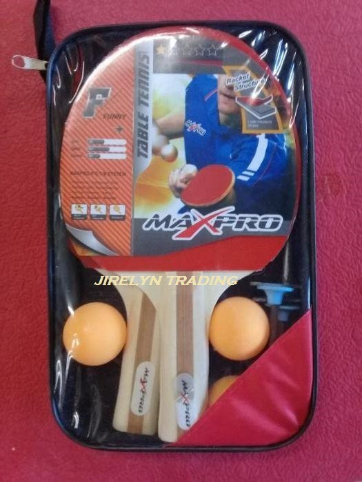 Table Tennis Maxpro Ping Pong Set with Bag, Men's Fashion, Activewear ...