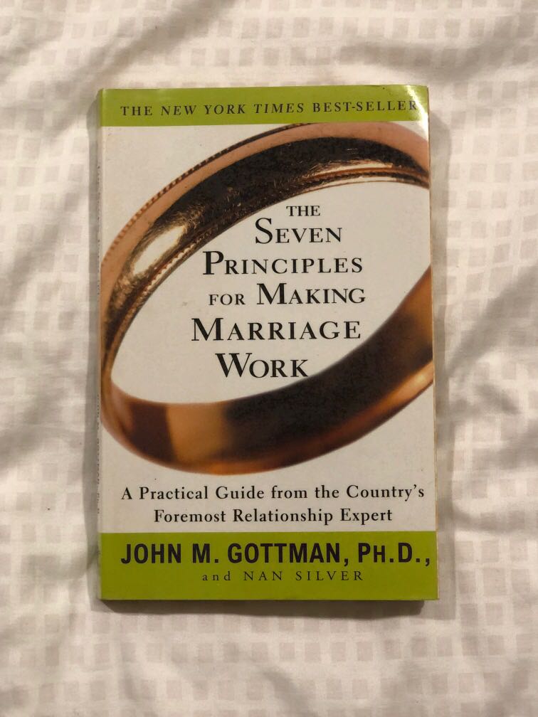 The Seven Principles for making marriage work, Books & Stationery, Non ...