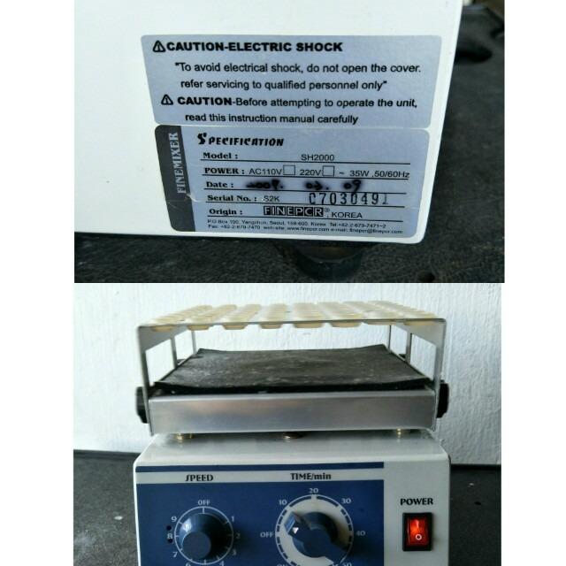 Thermo Finemixer SH2000-DX FINEPCR daigger Dry Bath Incubator Thermo ...