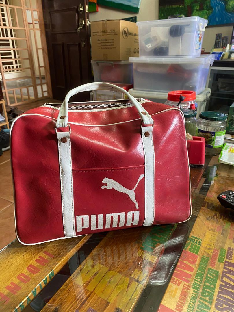 Vintage Puma Bag, Hobbies & Toys, Memorabilia & Collectibles, Vintage ...