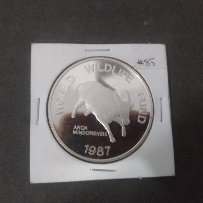 World Wildlife Fund (WWF) 200 piso silver proof coin, Hobbies & Toys ...