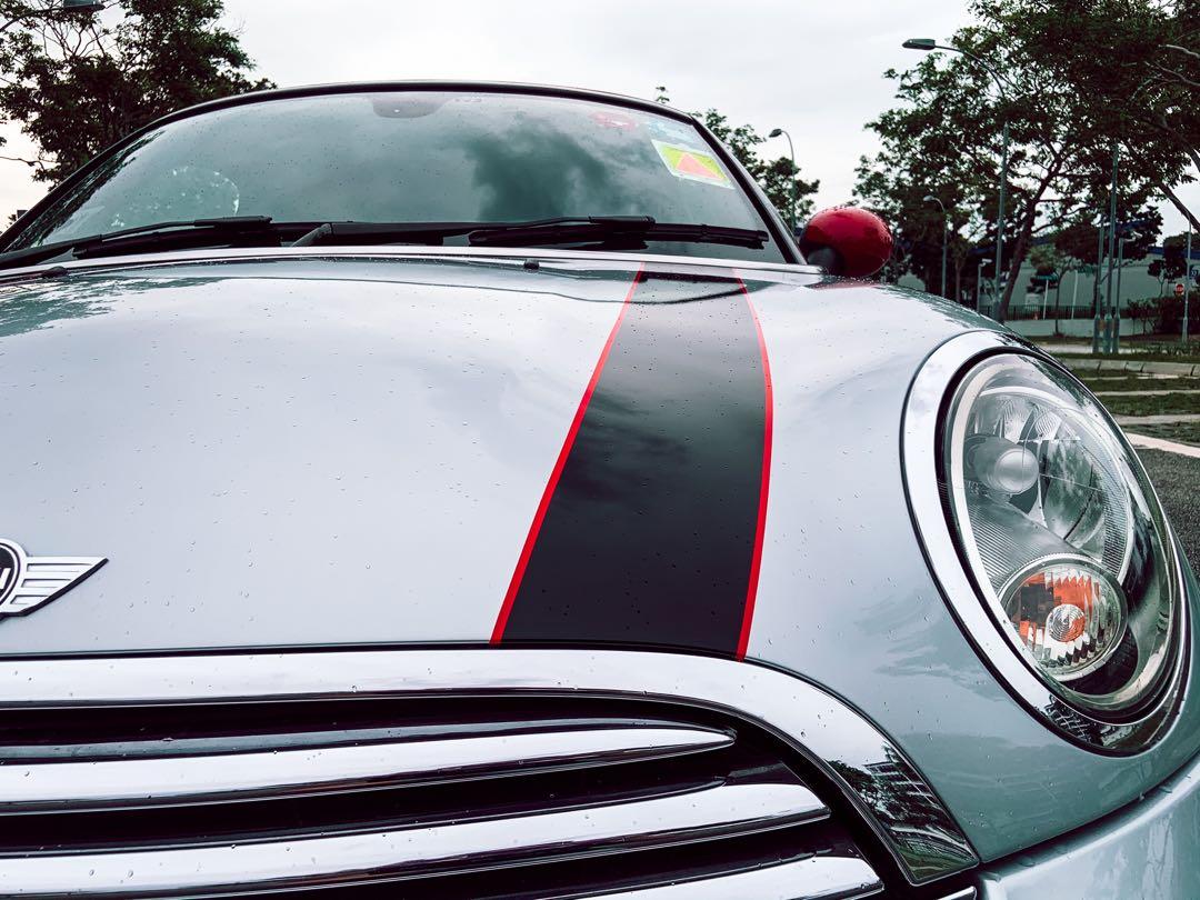 Mini Cooper Custom Wrap / DeChrome / Racing Stripes, Hobbies & Toys ...