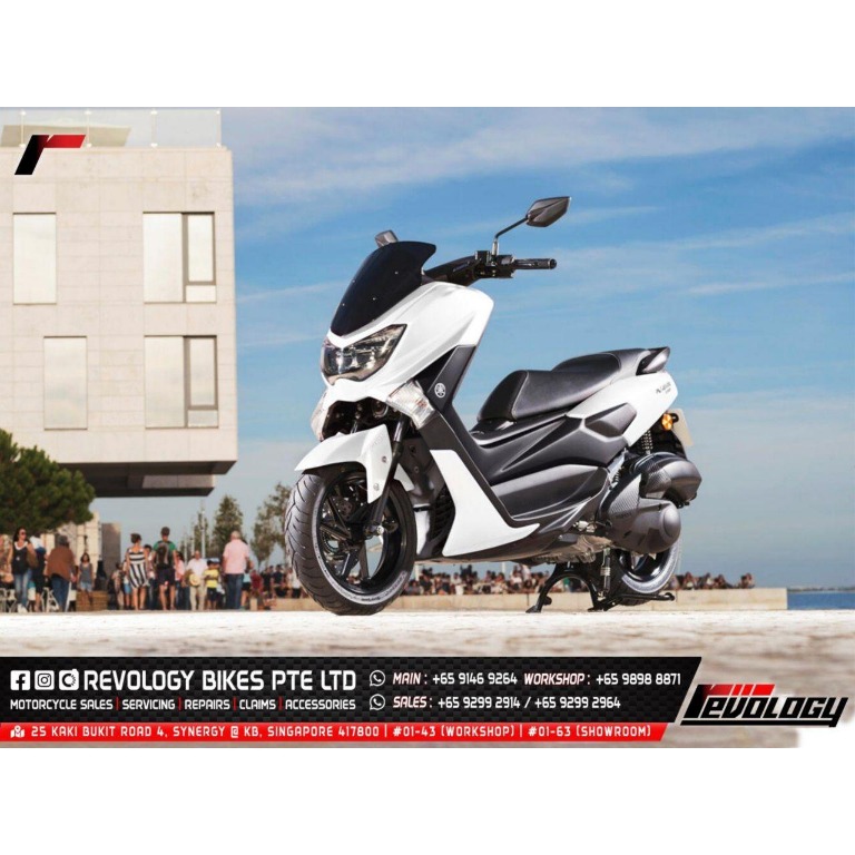 YAMAHA NMAX 155 V2 2020 MILKY WHITE, Motorcycles, Motorcycles for Sale ...