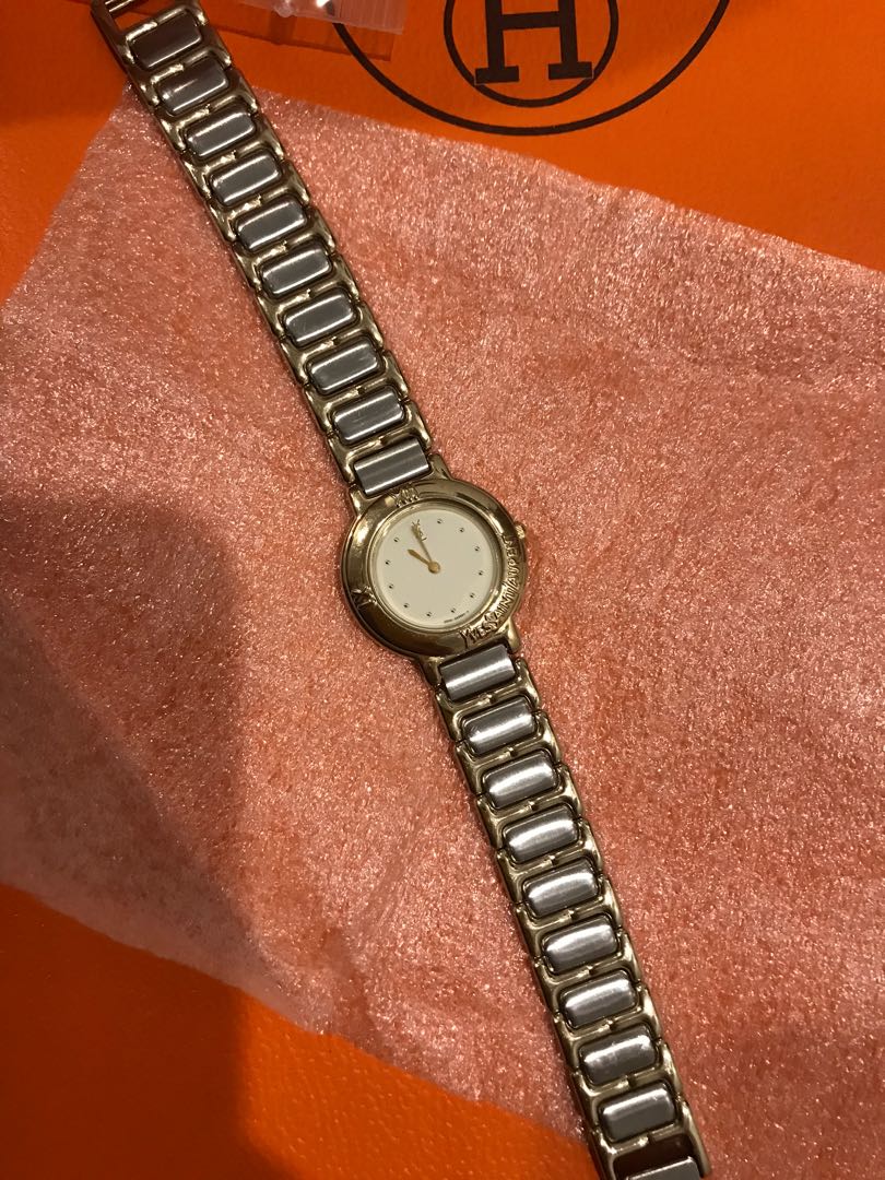 Ysl watch original, Luxury, Watches on Carousell