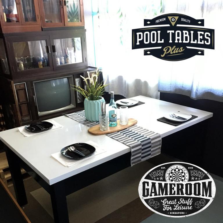 6ft Dining & Pool / Billiard Table For Home & Office, Furniture & Home ...
