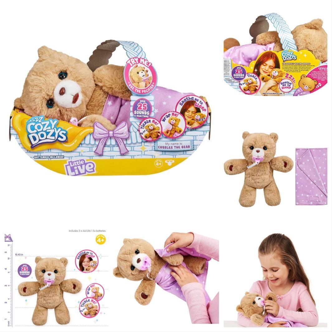英國 Little Live Pets Cozy Dozy Cubbles The Bear, 興趣及遊戲, 收藏品及紀念品, 明星周邊 ...