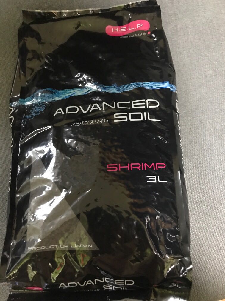Advanced soil brand shrimp soil, Furniture & Home Living, Gardening ...