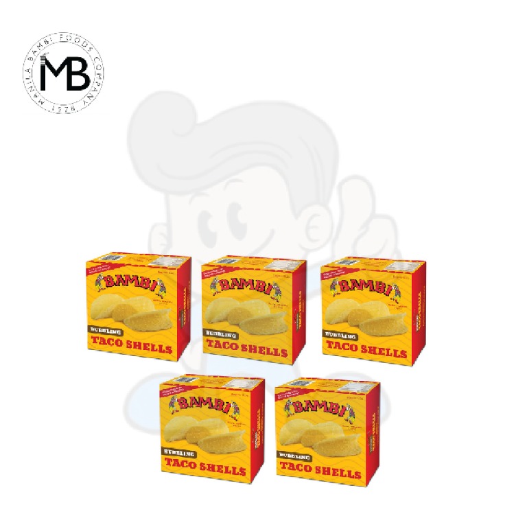 Bambi Bubbling Taco Shells (5 x 180 g), Food & Drinks, Local Eats on ...