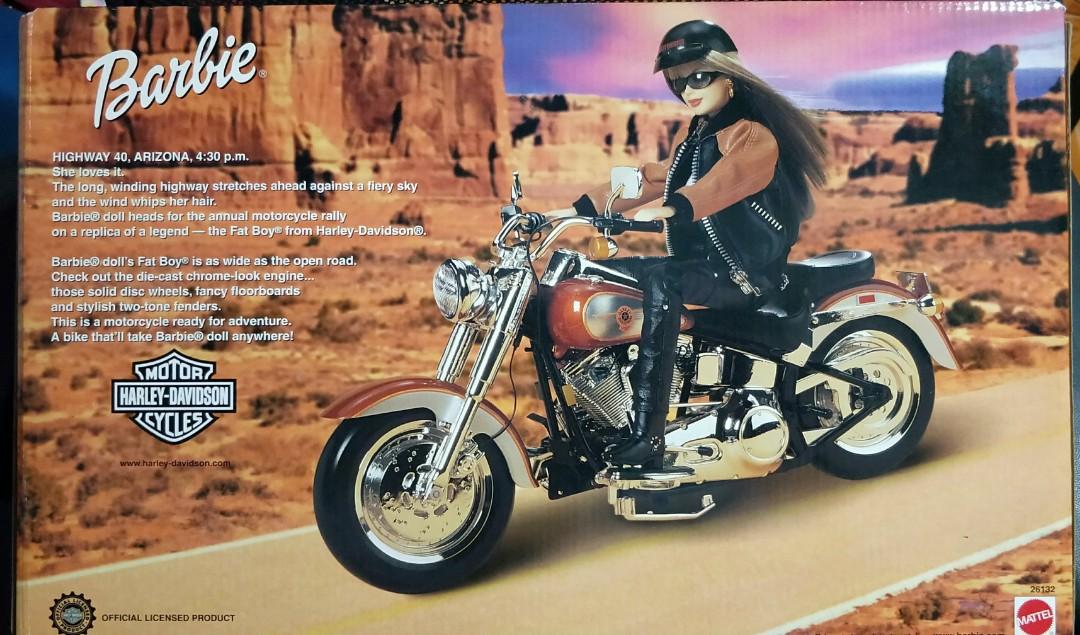Barbie Motor Harley Davidson Cycles and Barbie dolls collection edition ...