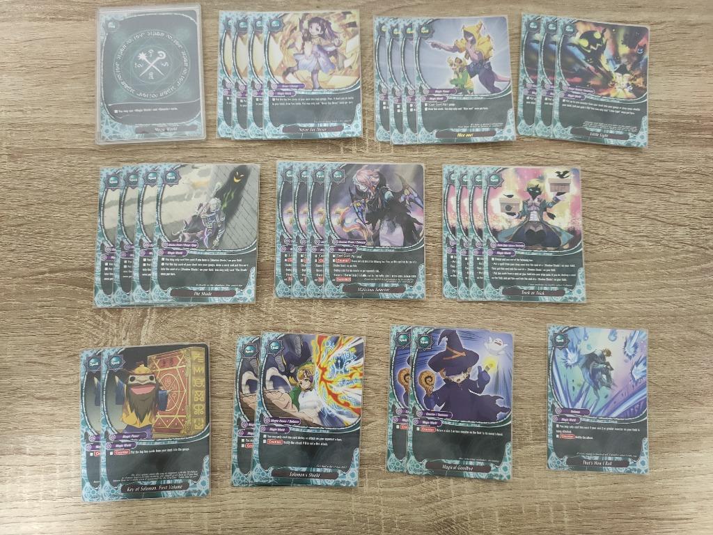 Buddyfight Magic World Shadow Shade deck, Hobbies & Toys, Toys & Games ...