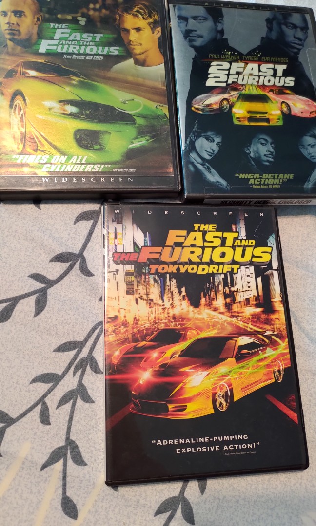 Code 1 DVD - Fast And Furious Parts 1-3 (3 Movies), Hobbies & Toys ...
