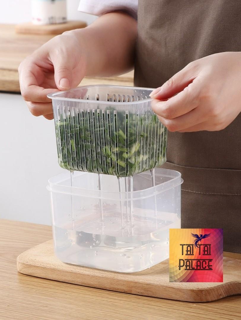 Container with Separator with Drain Basket Instock, Furniture & Home ...