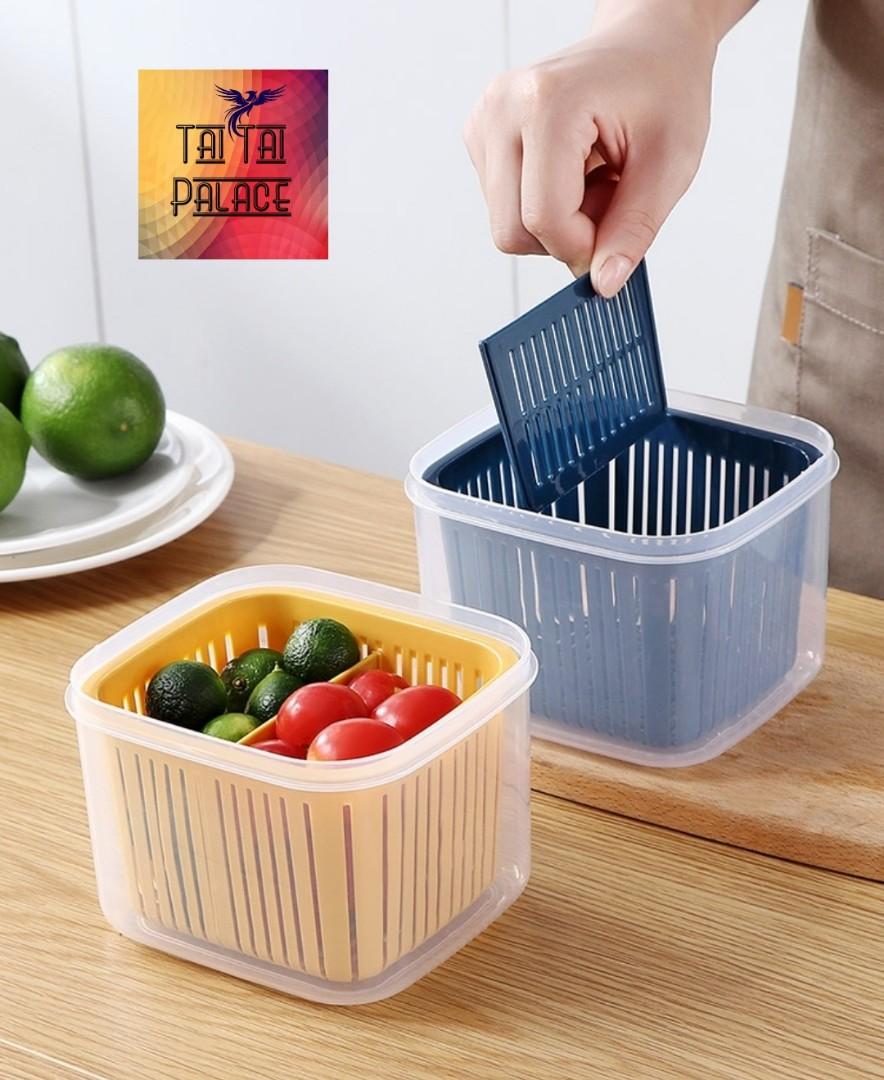 Container with Separator with Drain Basket Instock, Furniture & Home ...