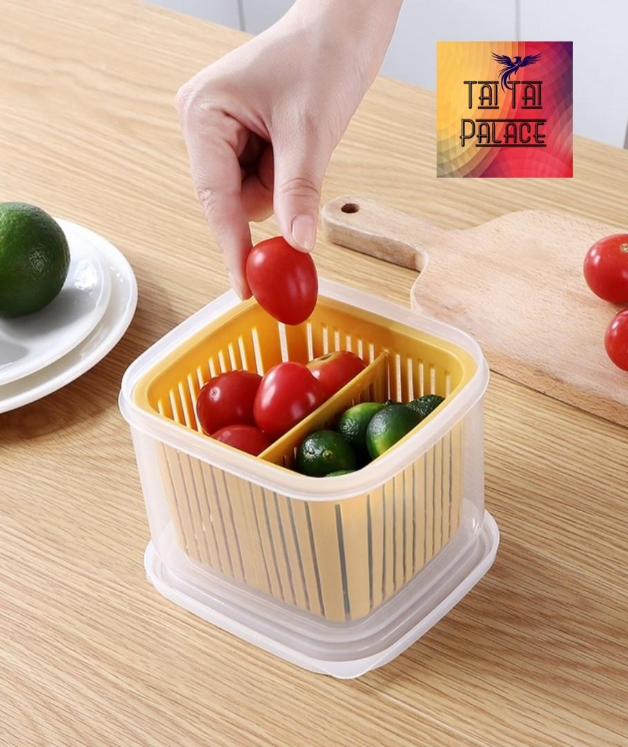 Container with Separator with Drain Basket Instock, Furniture & Home ...