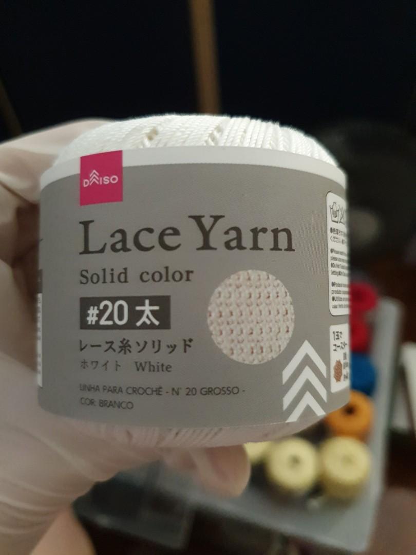 Daiso Lace Yarn, Hobbies & Toys, Stationery & Craft, Craft Supplies ...