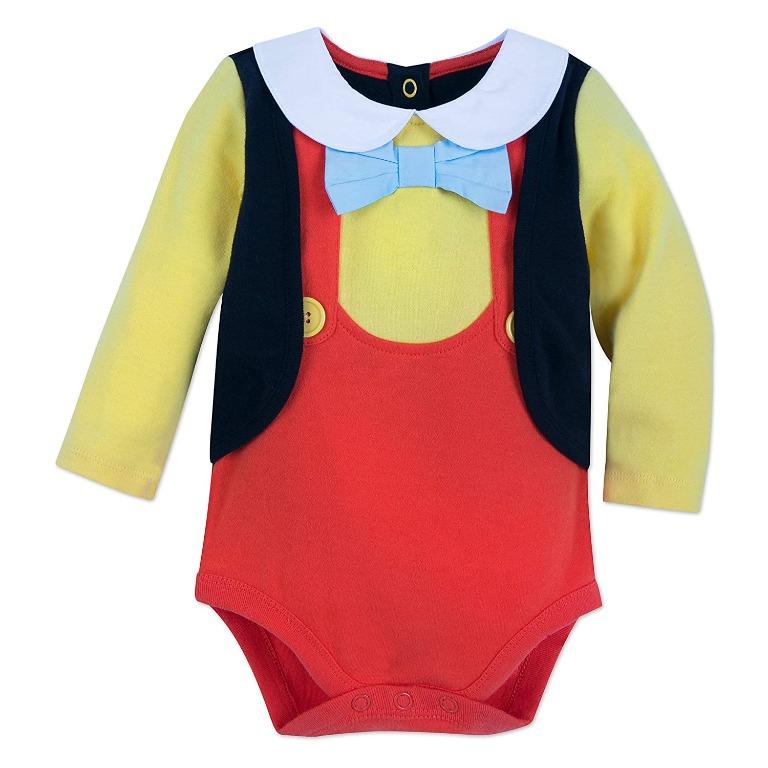 Disney Baby Pinocchio Costume Onesie Bodysuit Set for Baby Size 18 ...