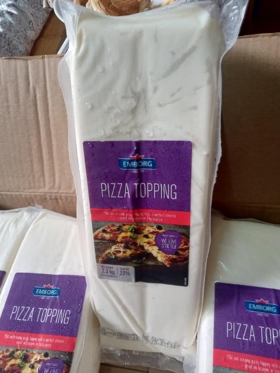 EMBORG MOZZARELLA CHEESE/PIZZA TOPPING 880/850, Food & Drinks, Fresh ...