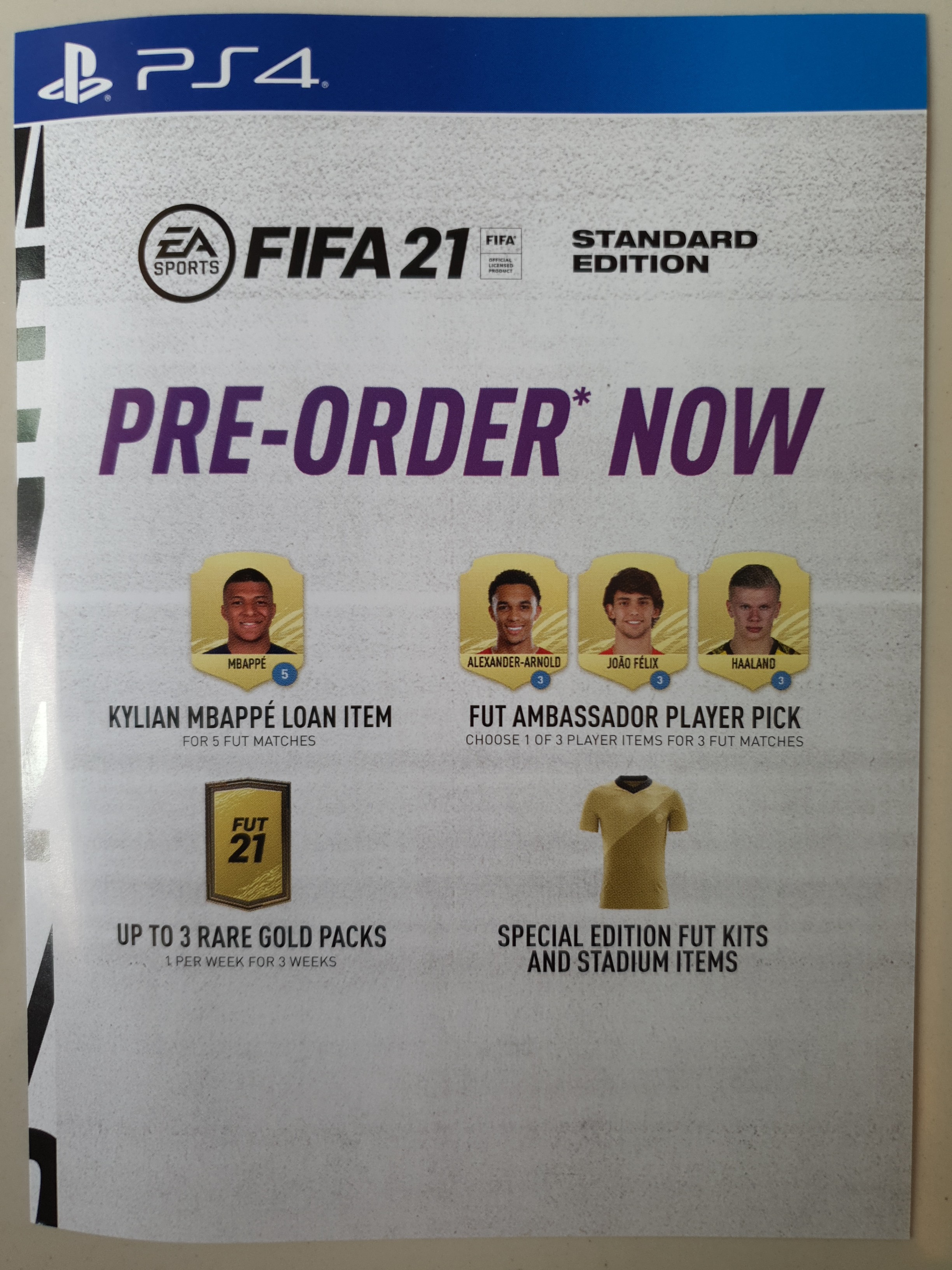 Fifa 21 ps4 code, Video Gaming, Gaming Accessories, Controllers on ...