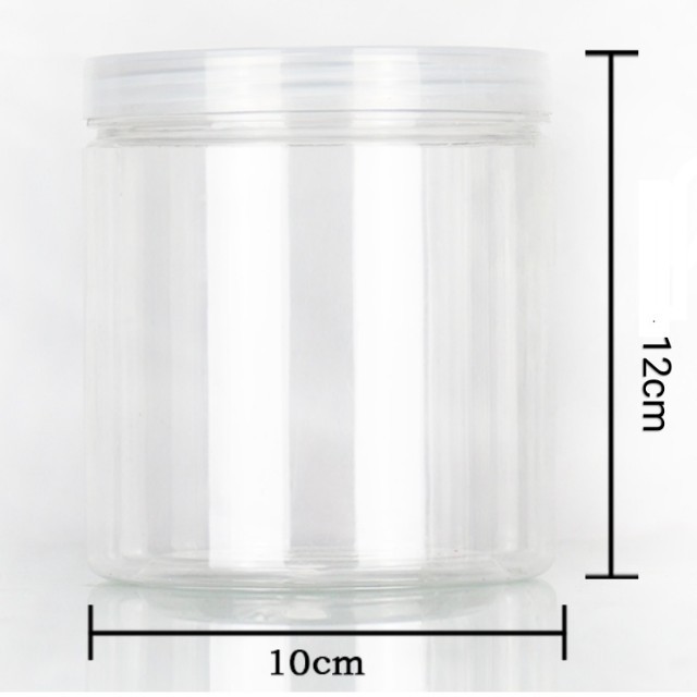 Food grade PET container Cookies jar plastic bottles, Furniture & Home ...