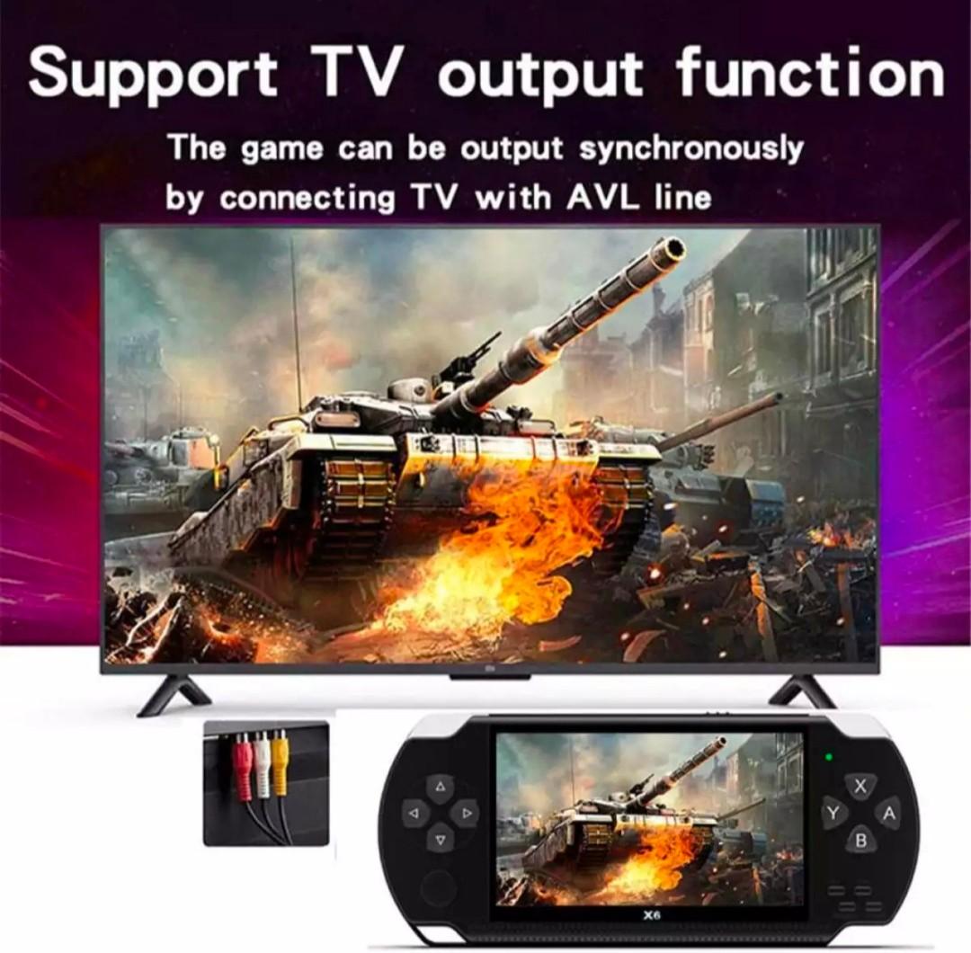 Game Player Game console X6 PSP 8GB Handheld Game Player X6 Support ...