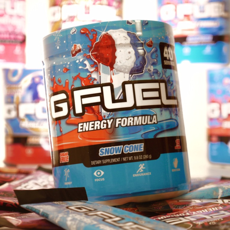 GFUEL / G FUEL - Snow Cone Tub, Food & Drinks, Beverages on Carousell