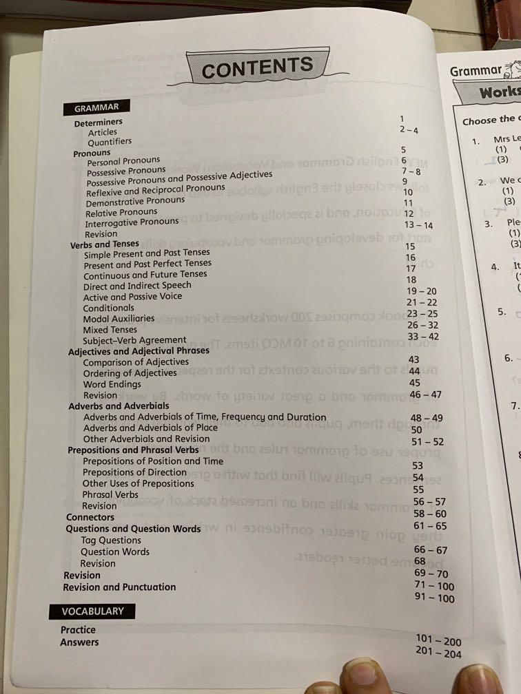 Grammar and vocabulary worksheets- EPH, Hobbies & Toys, Books ...