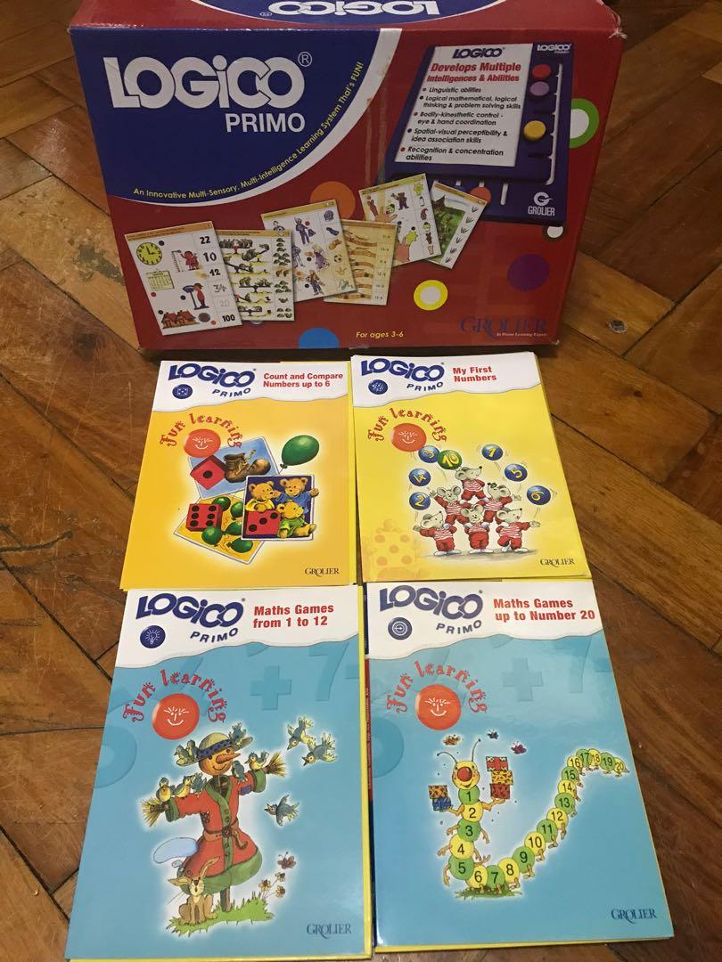 GROLIER LOGICO PRIMO Visual Learning for Kids for Ages 3-6, Hobbies ...