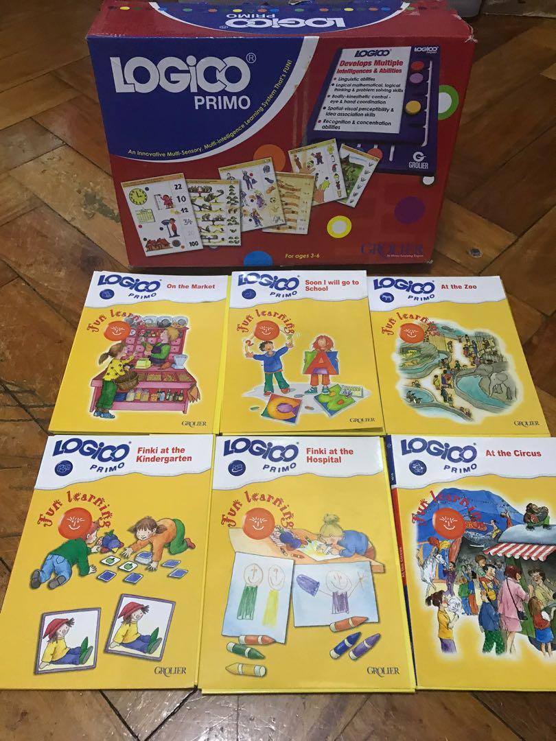 GROLIER LOGICO PRIMO Visual Learning for Kids for Ages 3-6, Hobbies ...