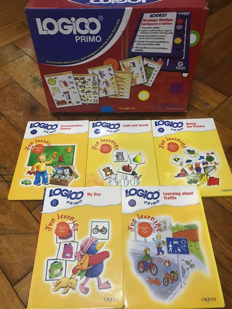 GROLIER LOGICO PRIMO Visual Learning for Kids for Ages 3-6, Hobbies ...