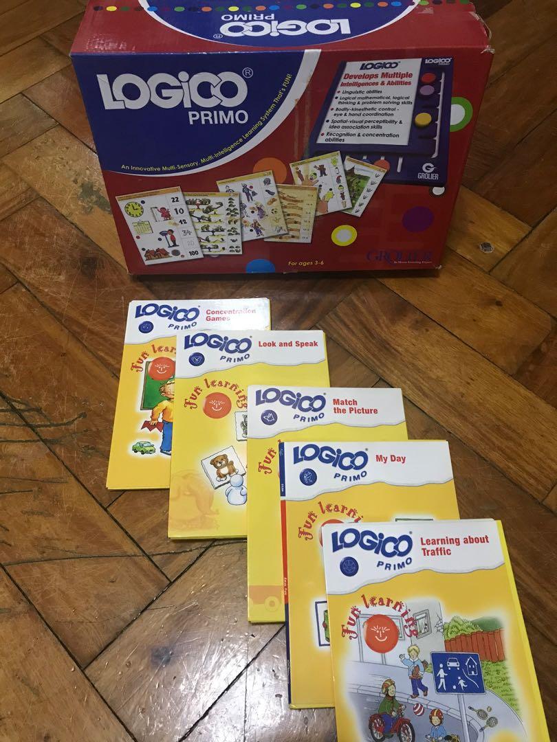 GROLIER LOGICO PRIMO Visual Learning for Kids for Ages 3-6, Hobbies ...