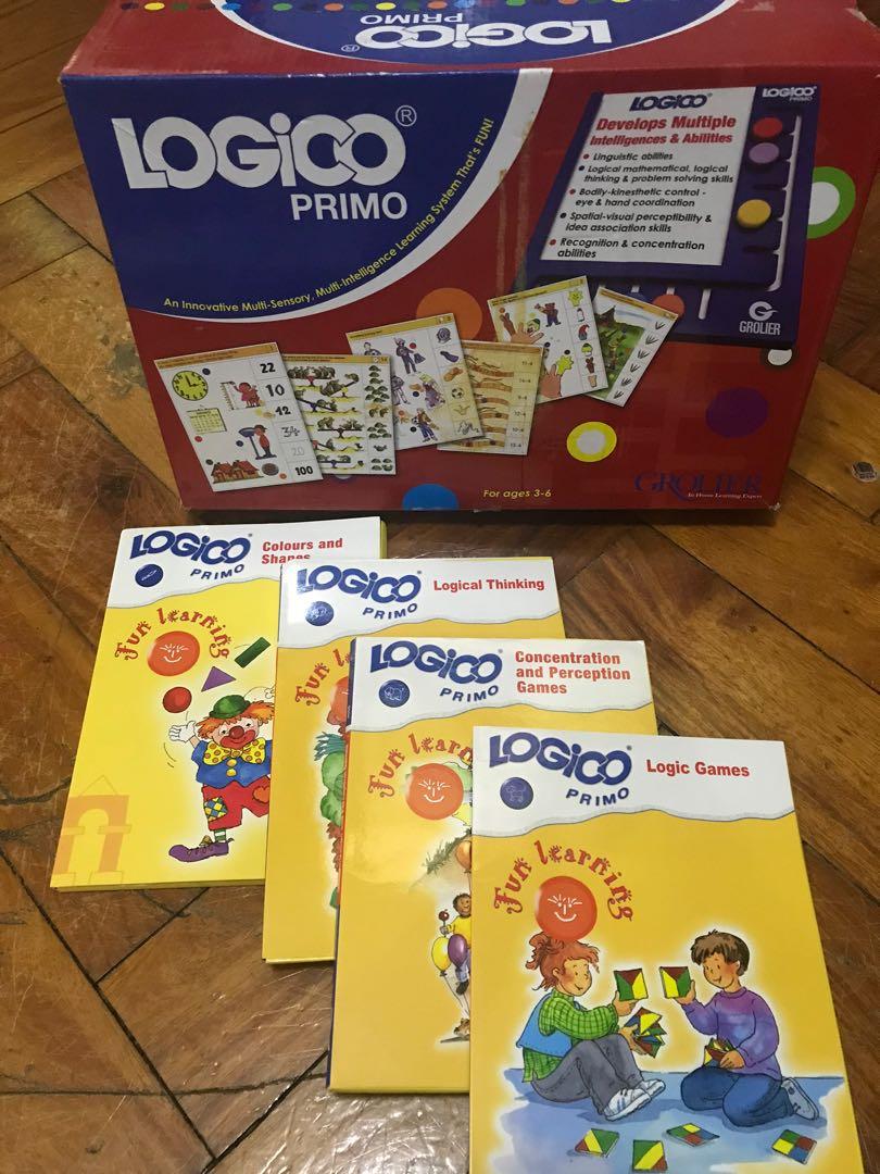 GROLIER LOGICO PRIMO Visual Learning for Kids for Ages 3-6, Hobbies ...