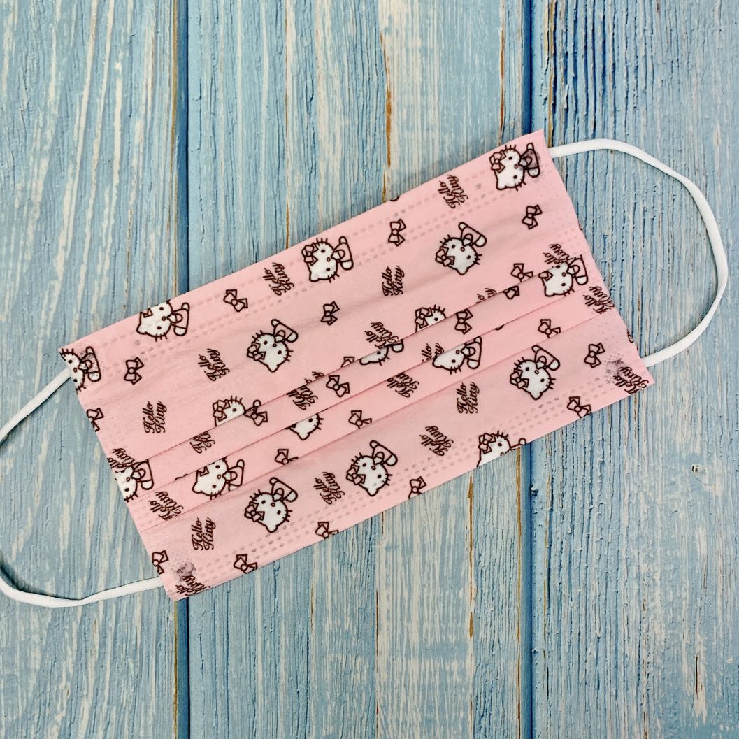 [SG In Stock] Hello Kitty Sanrio 3 Ply Soft Disposable Adult Face Mask ...