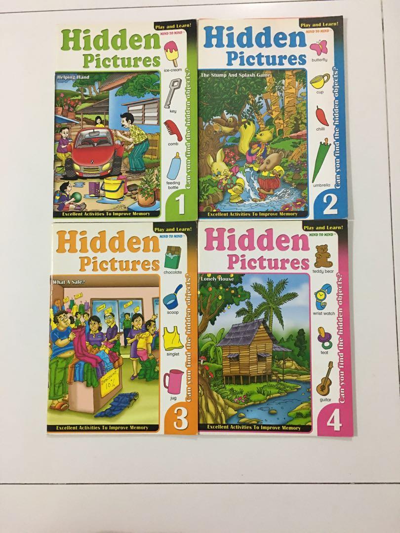 Hidden pictures books 1 to 4, Hobbies & Toys, Books & Magazines ...