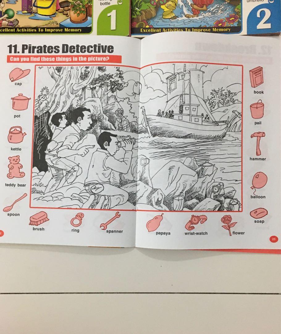 Hidden pictures books 1 to 4, Hobbies & Toys, Books & Magazines ...