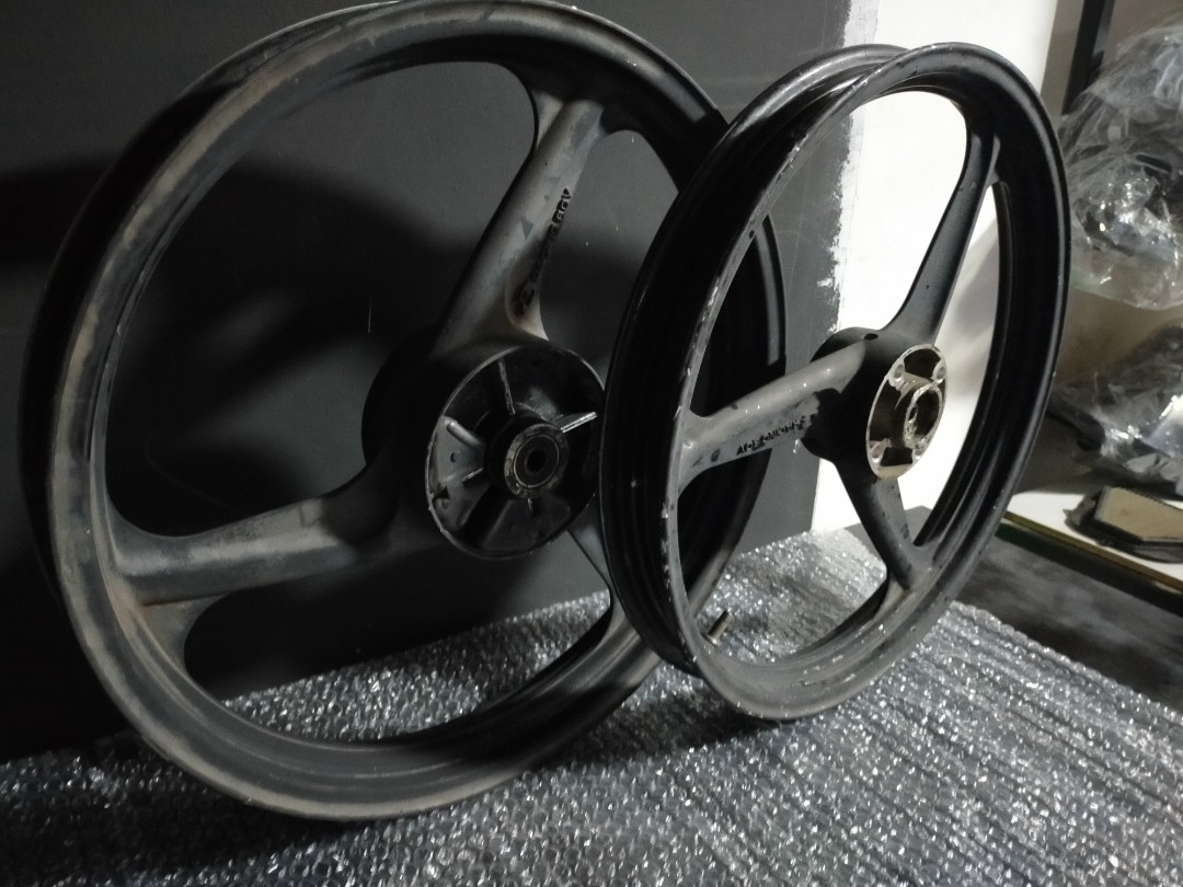 Honda Wave Rims., Motorcycles, Motorcycle Accessories on Carousell