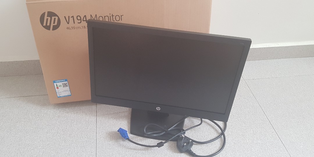 HP V194 18.5" Monitor, Computers & Tech, Parts & Accessories, Monitor ...