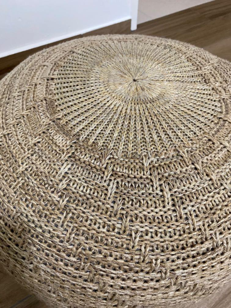 IKEA sandared pouffe, Furniture & Home Living, Kitchenware & Tableware ...