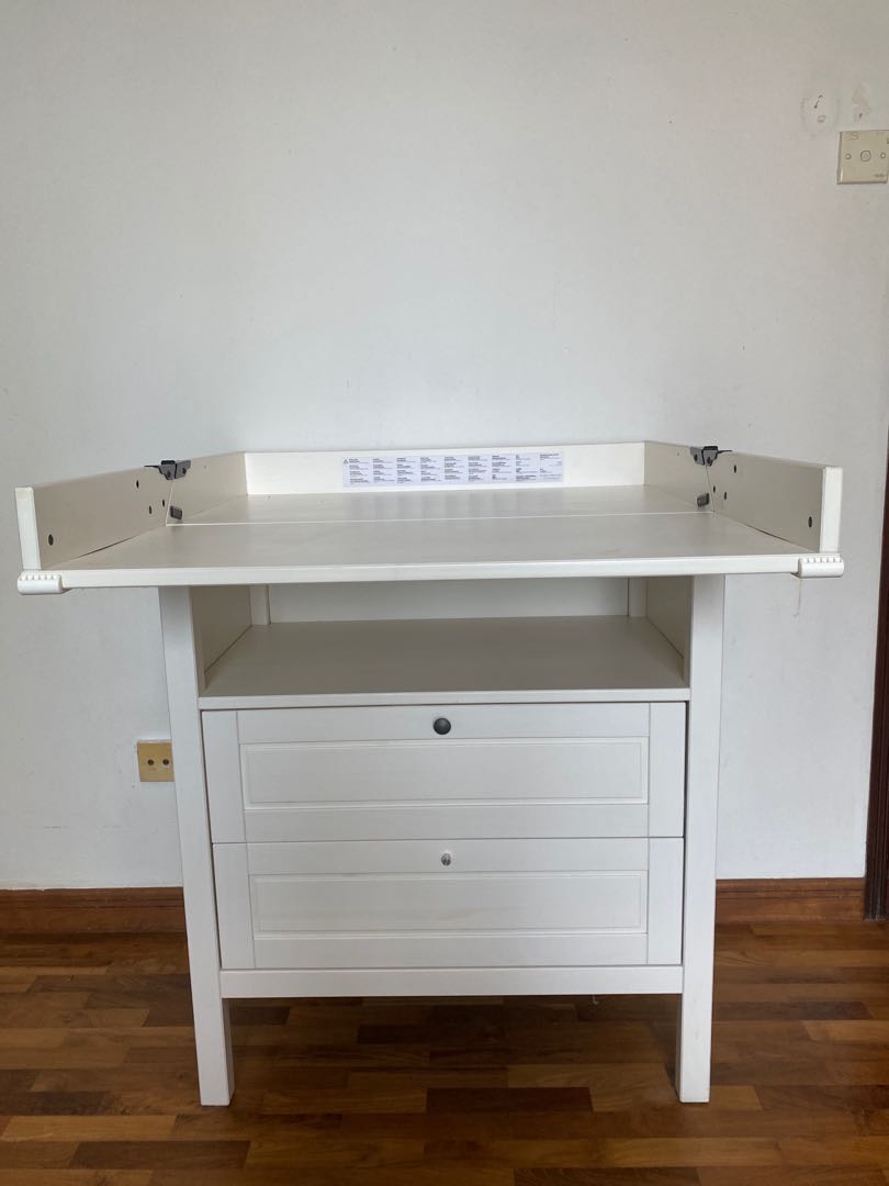 Ikea Sundvik Diaper Changing table, Furniture & Home Living, Furniture ...
