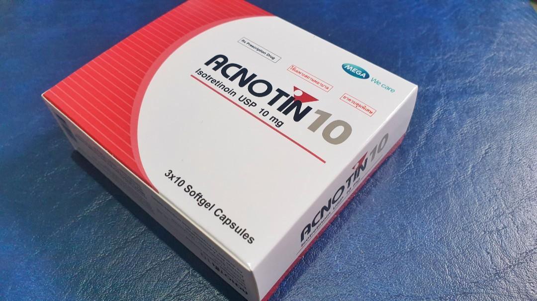ACNOTIN 10MG (ISOTRETINOIN) 1 BOX on Carousell