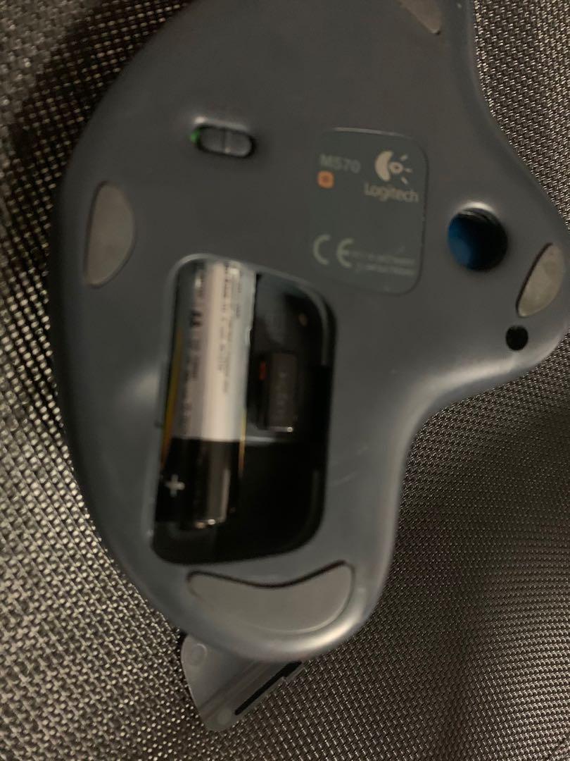 Logitech track ball wireless mouse, Computers & Tech, Parts ...