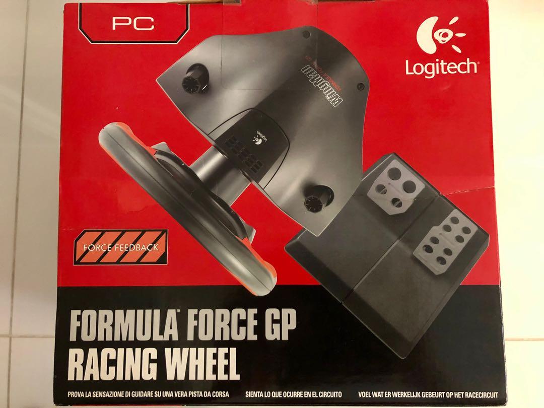 Logitech WingMan Formula Force GP Wheel with Pedals, Video Gaming ...