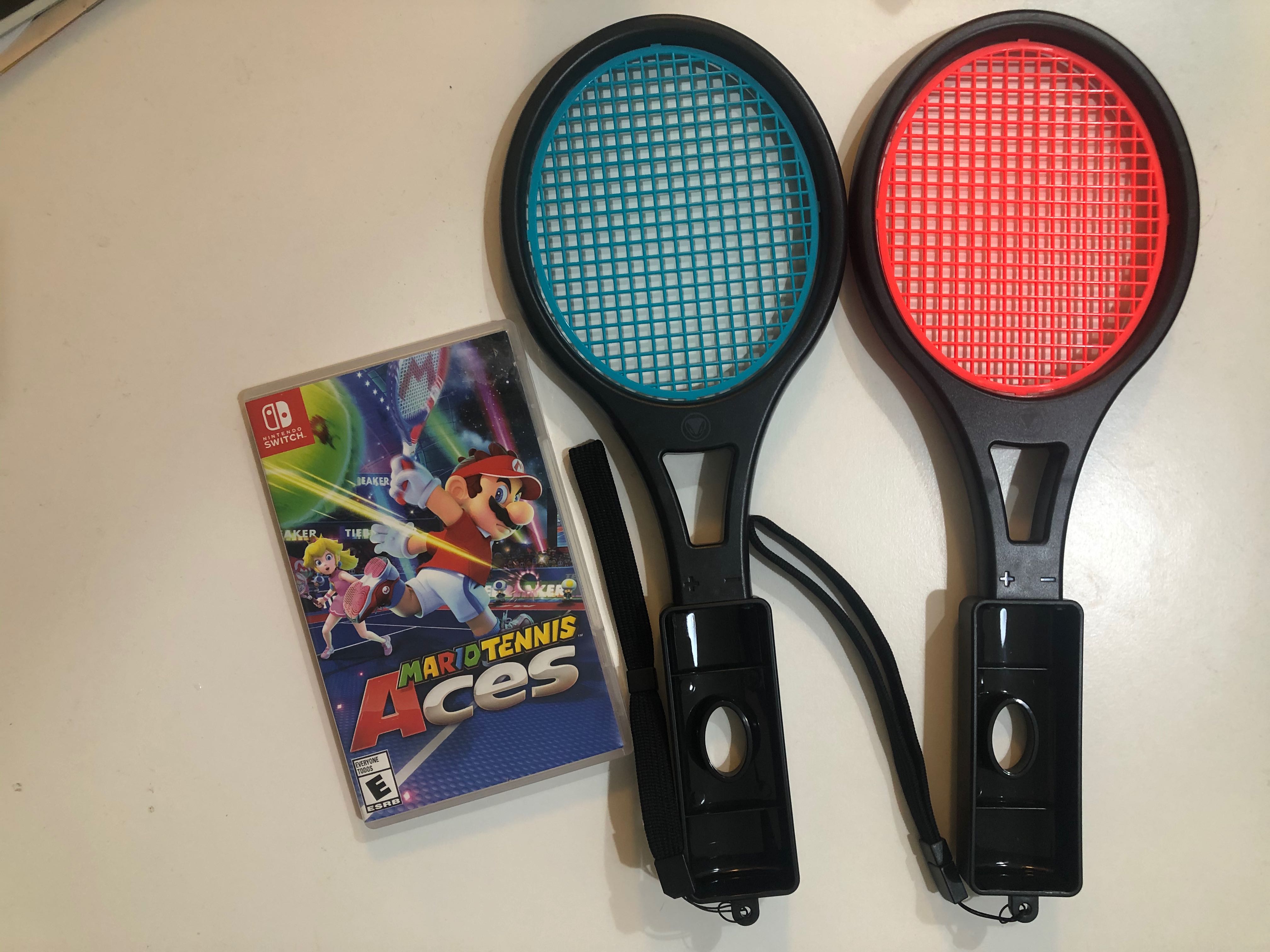 Mario Tennis with Two Rackets @ 60 - Nintendo Switch, Toys & Games ...