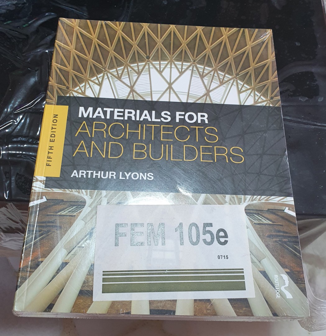Materials for Architects and Builders, Books & Stationery, Textbooks ...