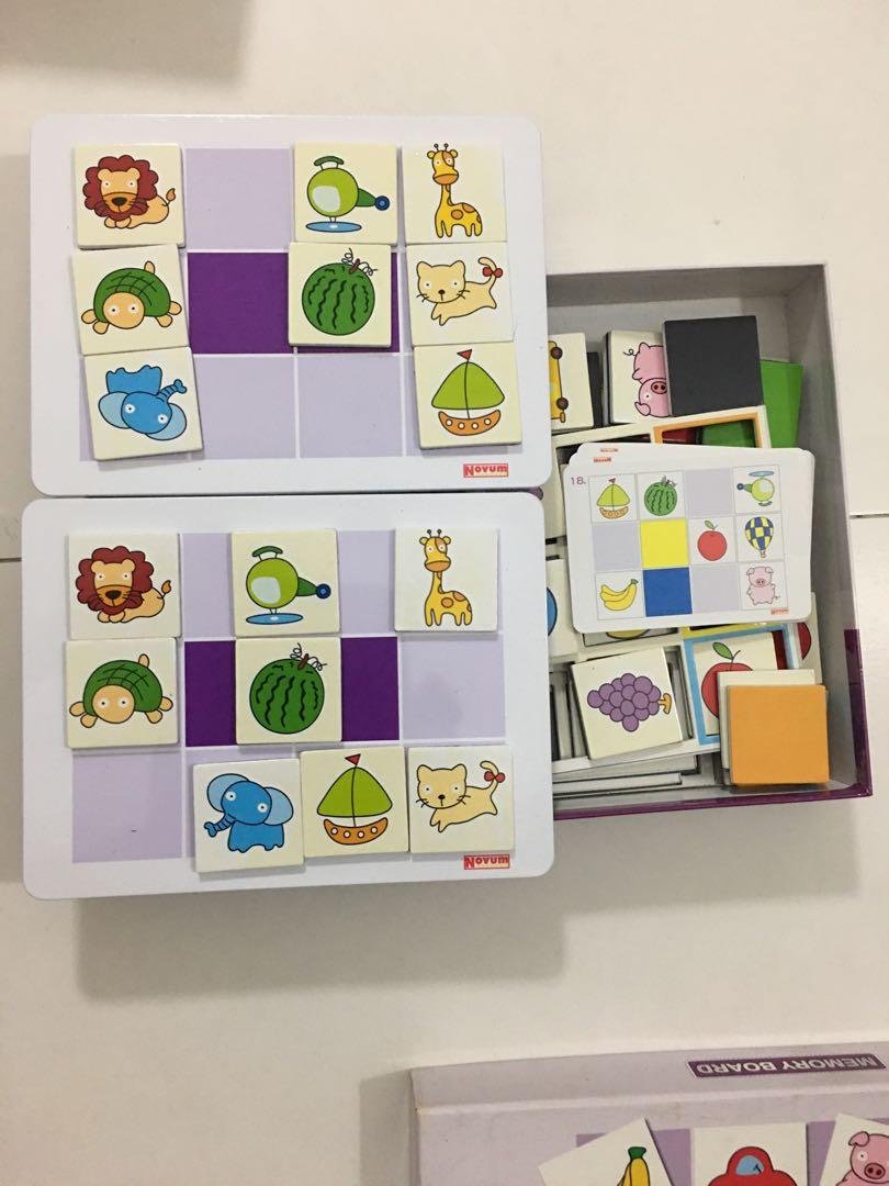 Right brain training. Memory Board , train children’s memory, Hobbies ...