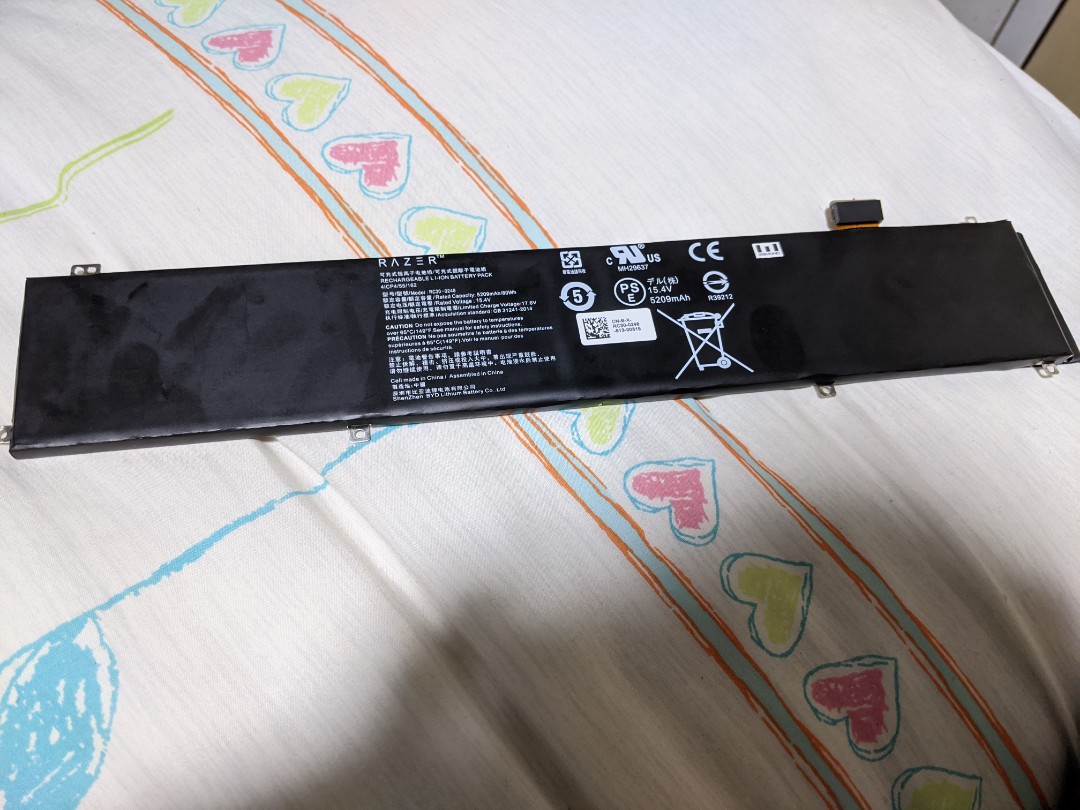 Razer Blade 15 Battery, Computers & Tech, Parts & Accessories, Computer ...